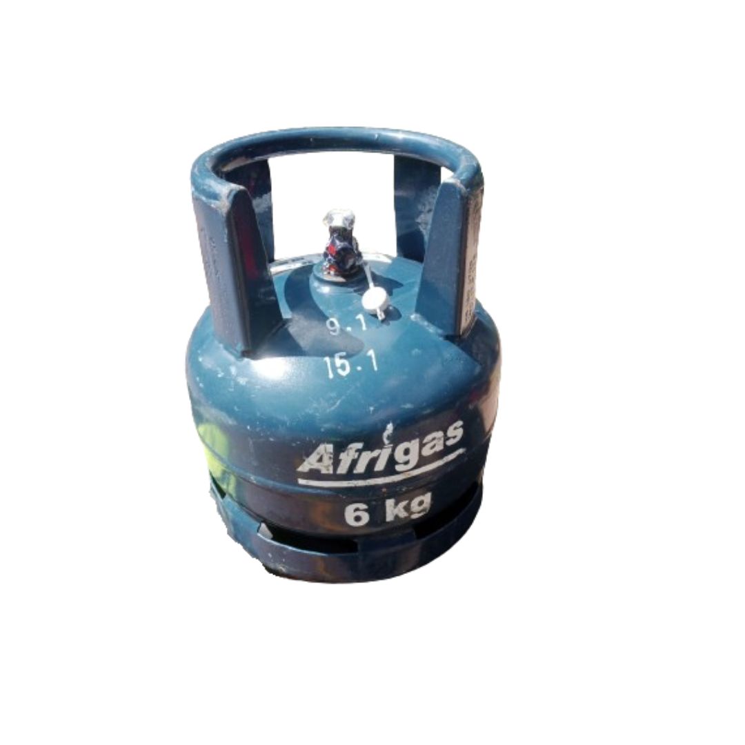 Shell Afrigas 6KG With Cylinder Valve (Regulator) - New Cylinder - GoBEBA
